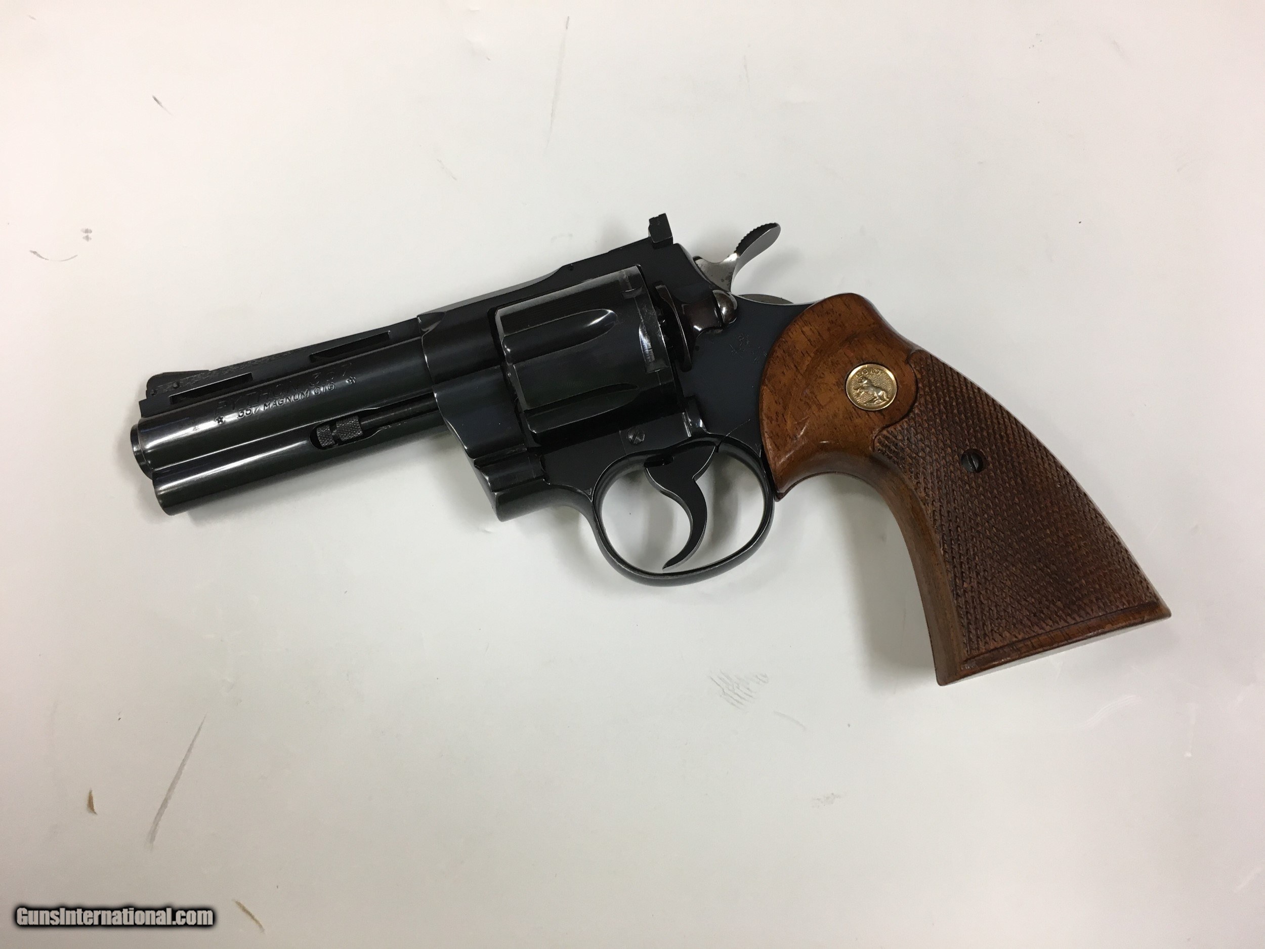 1968 No Prefix 4in Blue Colt Python