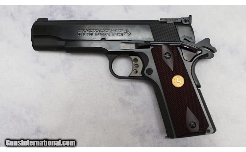 Colt ~ Series 70 Gold Cup ~ 9mm Luger for sale