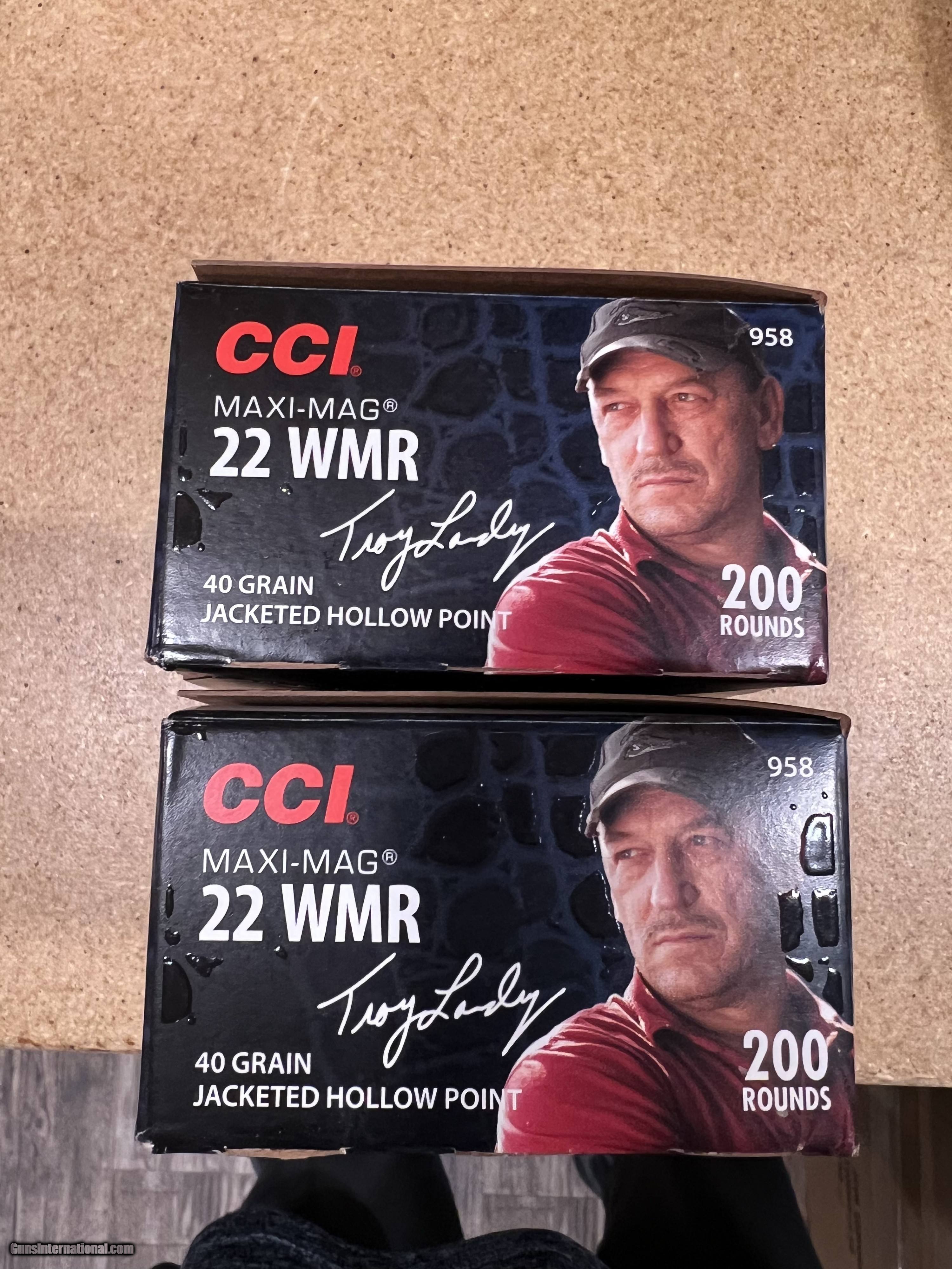 CCI Troy Landry special edition 22 Magnum 400 rounds for sale