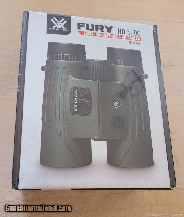 New Vortex Fury 5000 range-finding 10x42 binoculars with factory ...
