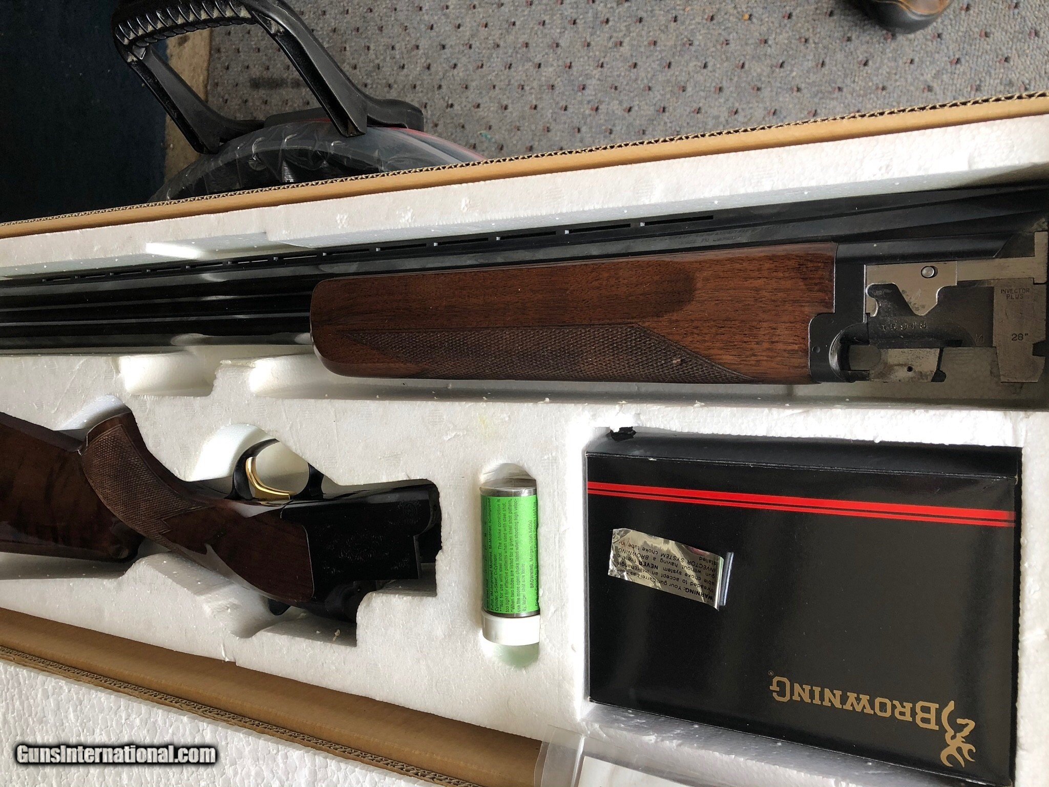 Browning Citori 12ga. Field w/invector plus chokes 95% in factory box ...