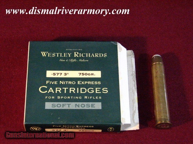 Westley Richards .577 3" Ammo