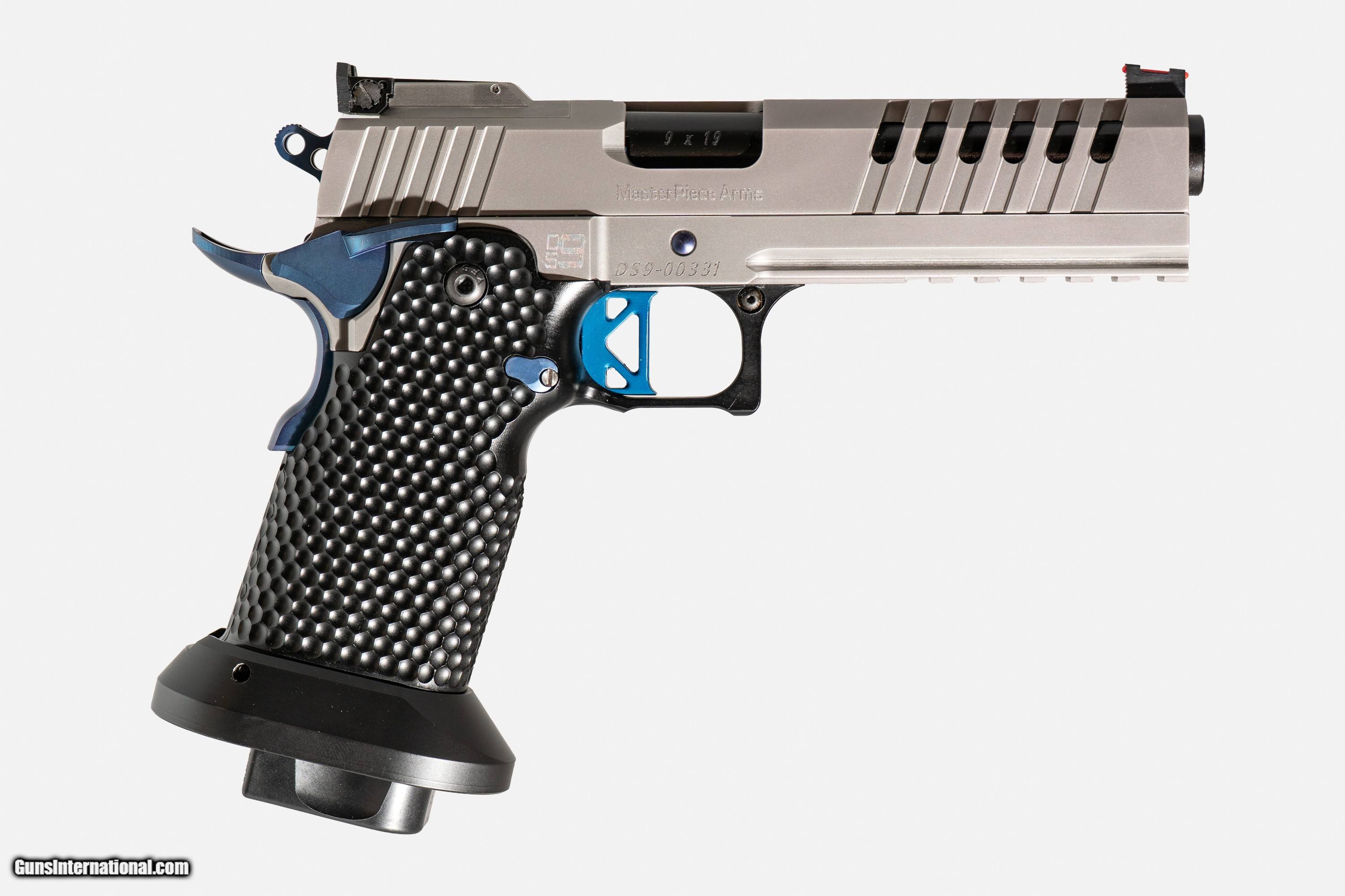 Masterpiece Arms DS9 Hybrid Two Tone & Blue 9 MM 5.5 IN for sale
