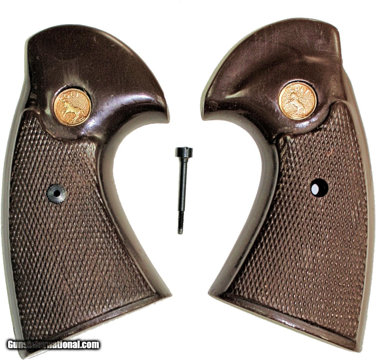 Colt Python .357 Revolver Royalwood Grips, 2nd Gen for sale