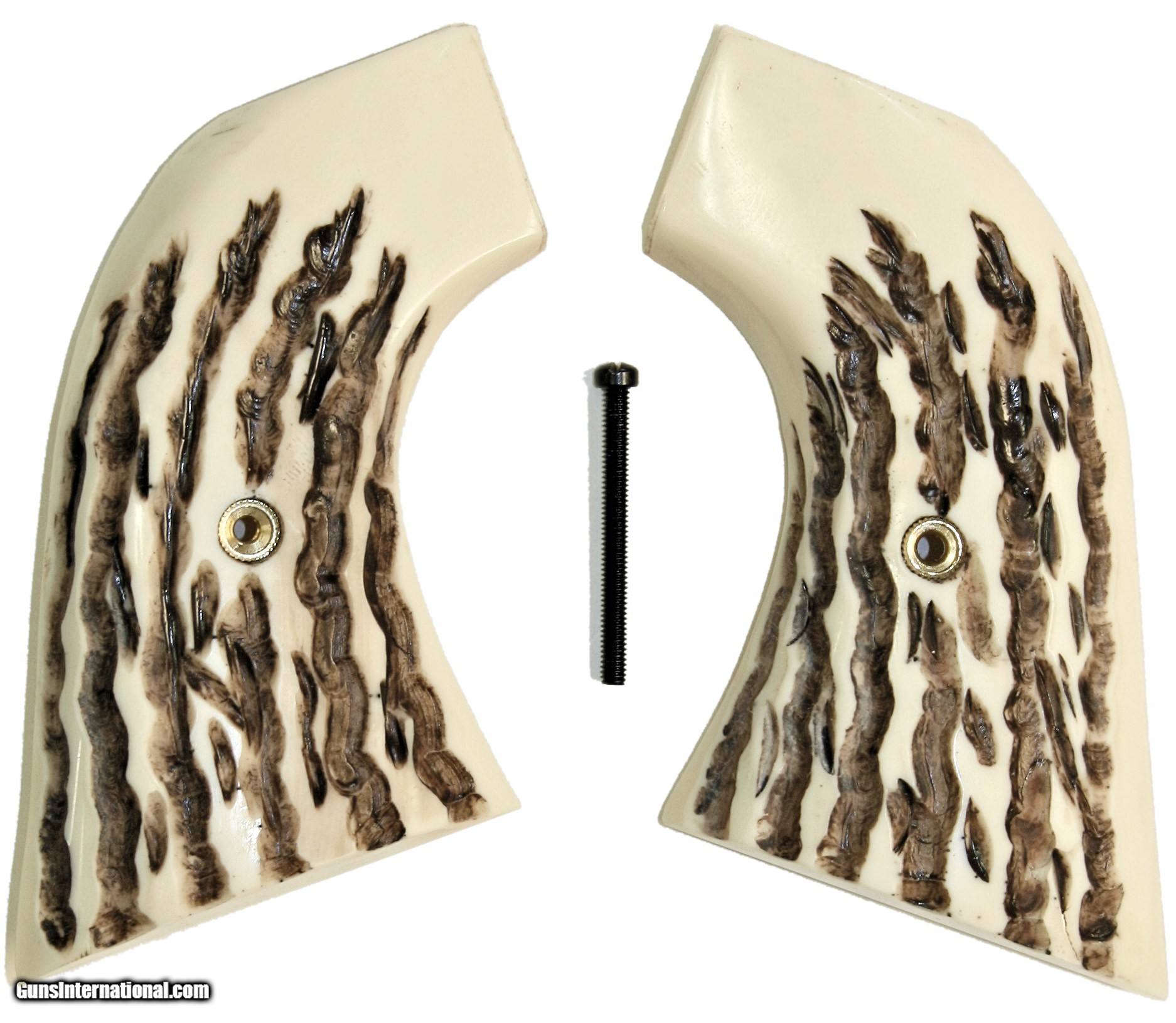 Heritage Rough Rider Large Bore Revolver Imitation Jigged Bone Grips ...