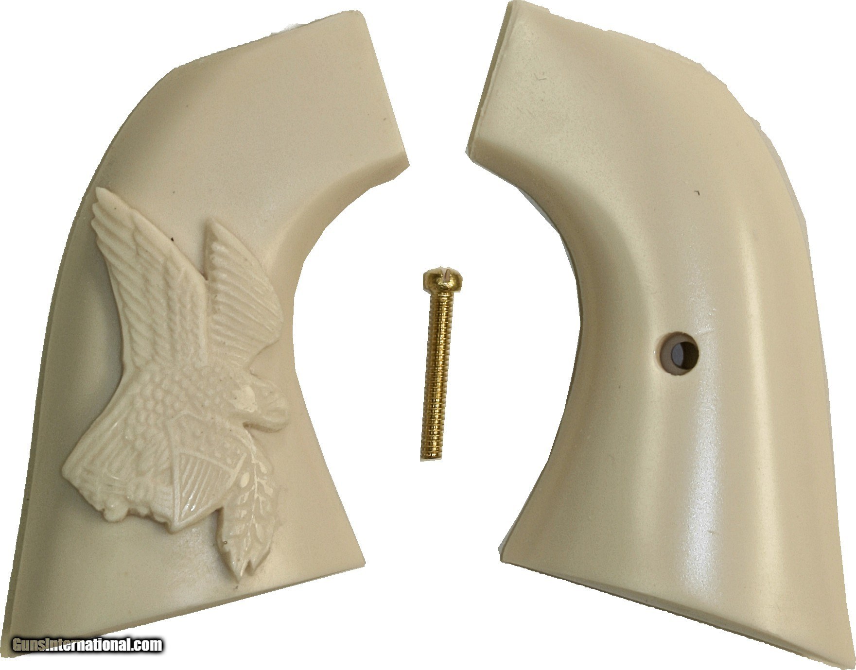 Heritage Rough Rider Large Bore Ivory-Like Grips With American Eagle ...