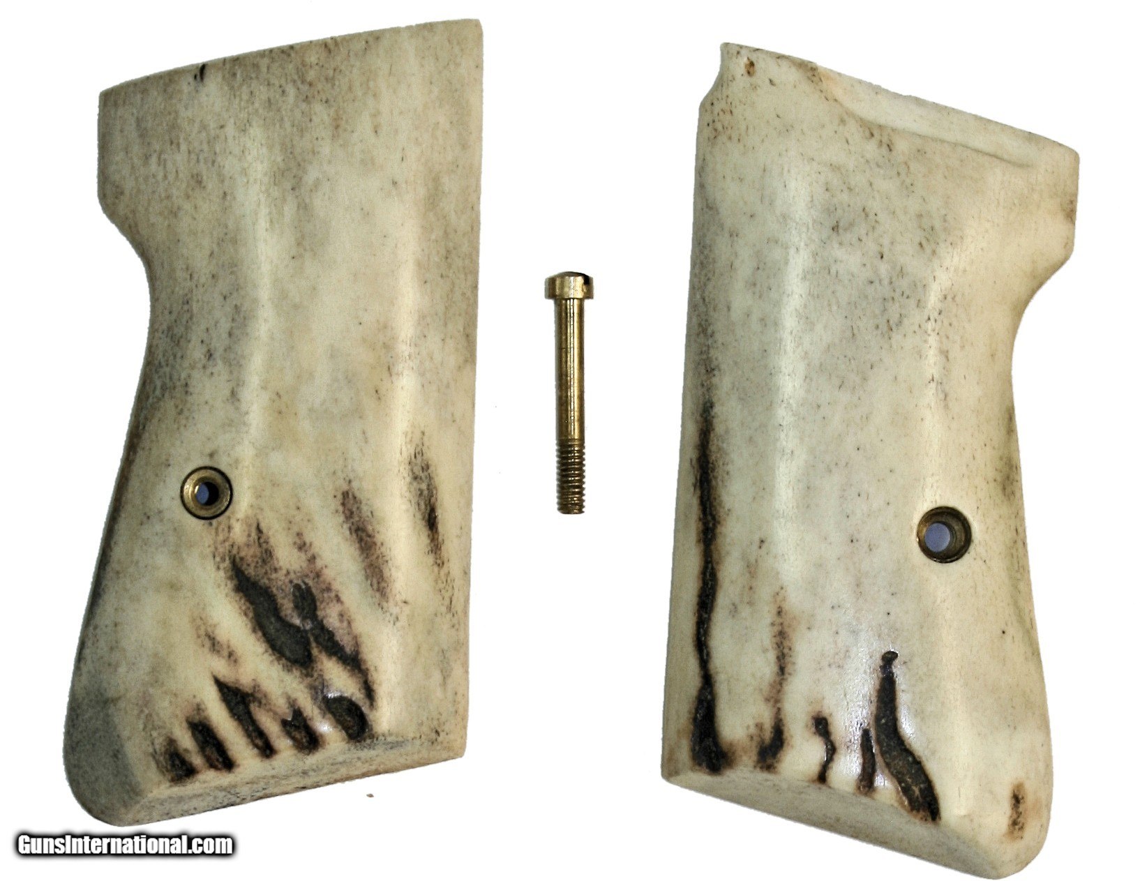 Walther PPK/S Real Sambar Stag Grips, Aged, .380 & .32, Interarms Model ...