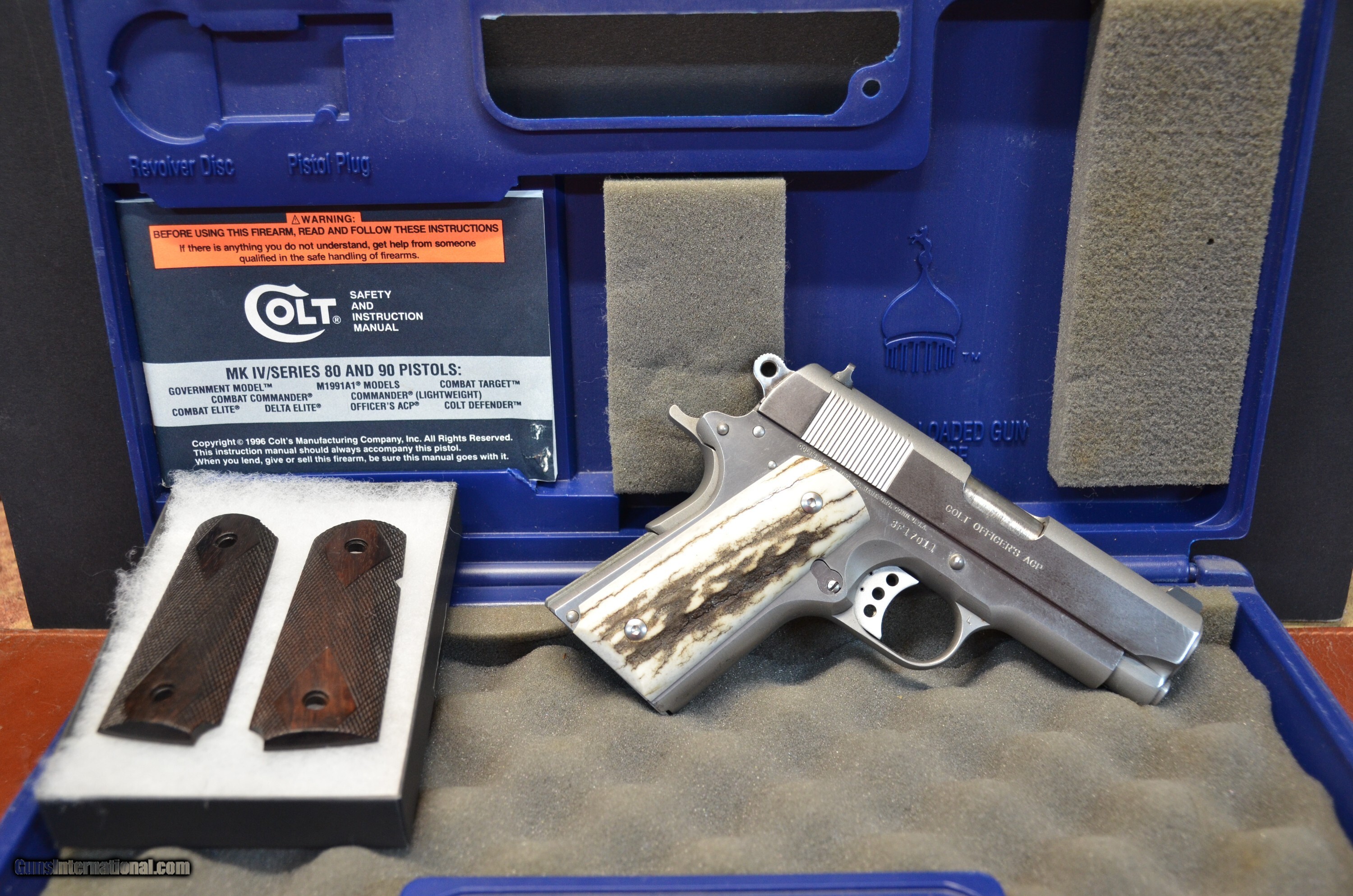 Colt Officer's ACP Model Series 80 Stainless Steel .45 ACP for sale