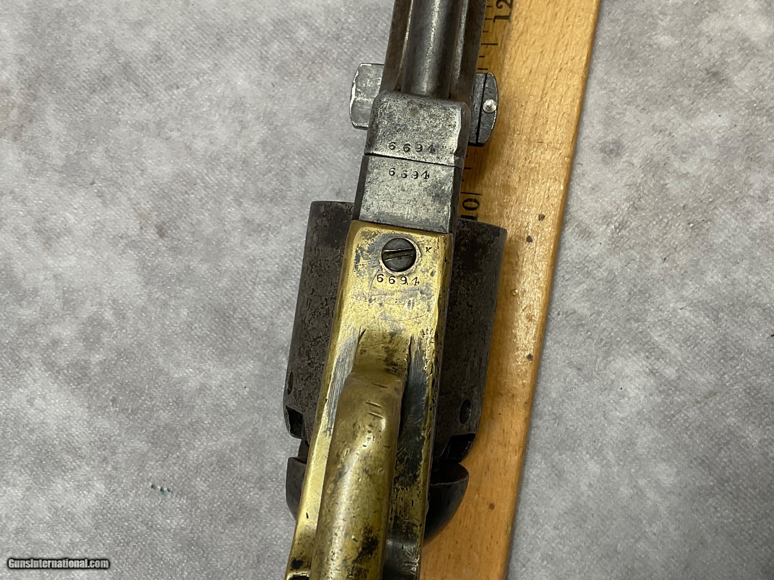 1848 COLT FIRST MODEL DRAGOON U.S Martially Marked #6694 w/ORIGINAL ...