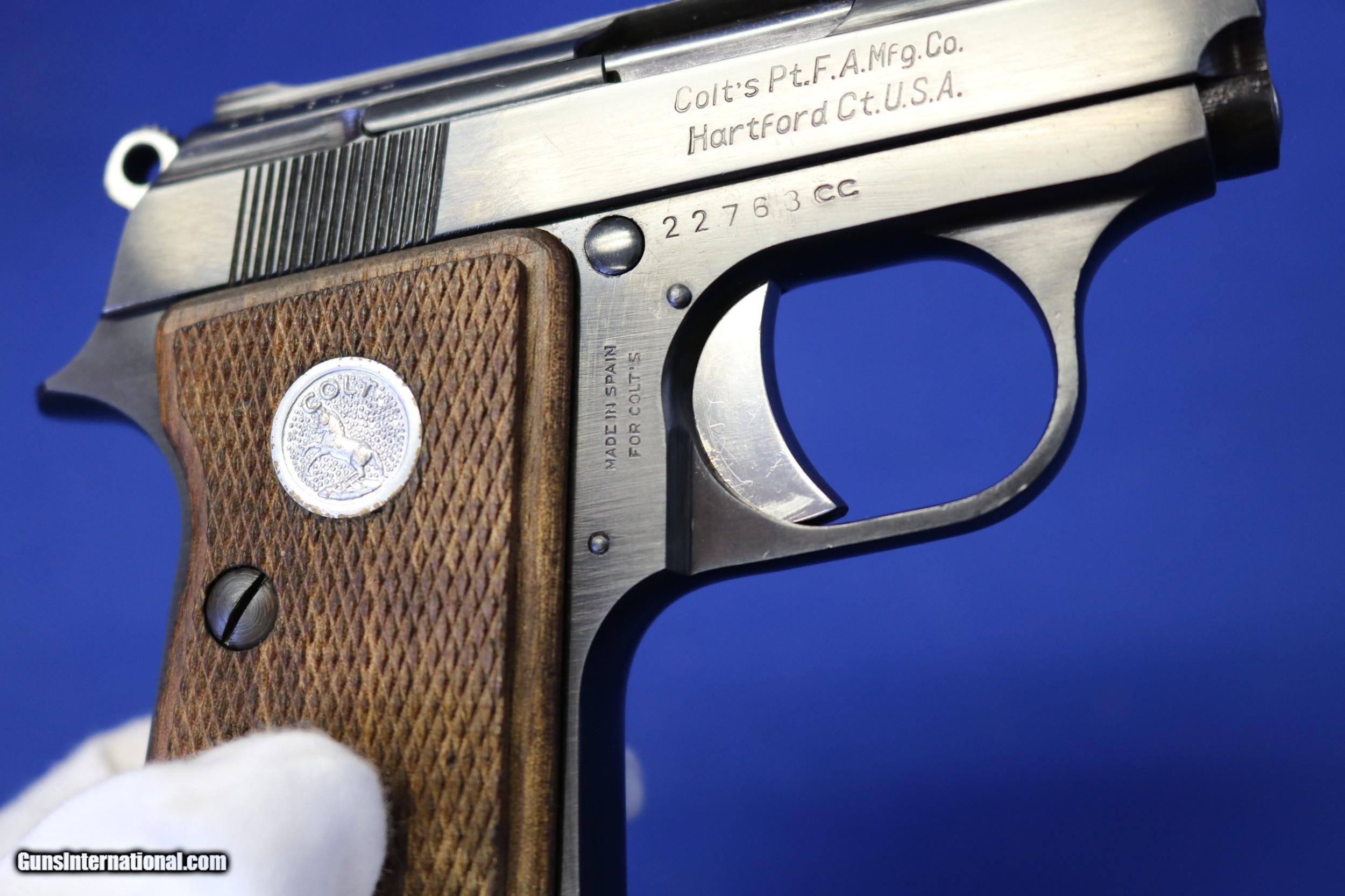 Factory Fired Only Non-Astra Colt Junior 22 Short NIB 1962