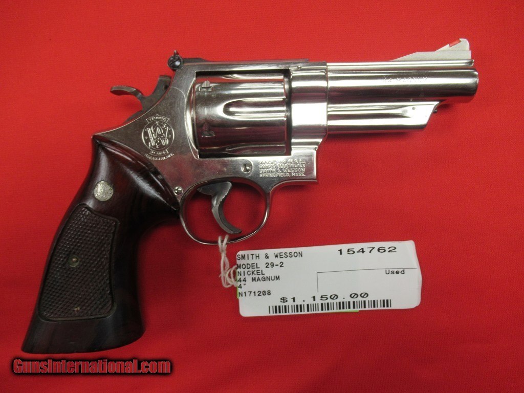 Smith & Wesson Model 29-2 Nickel 44 Magnum 4"