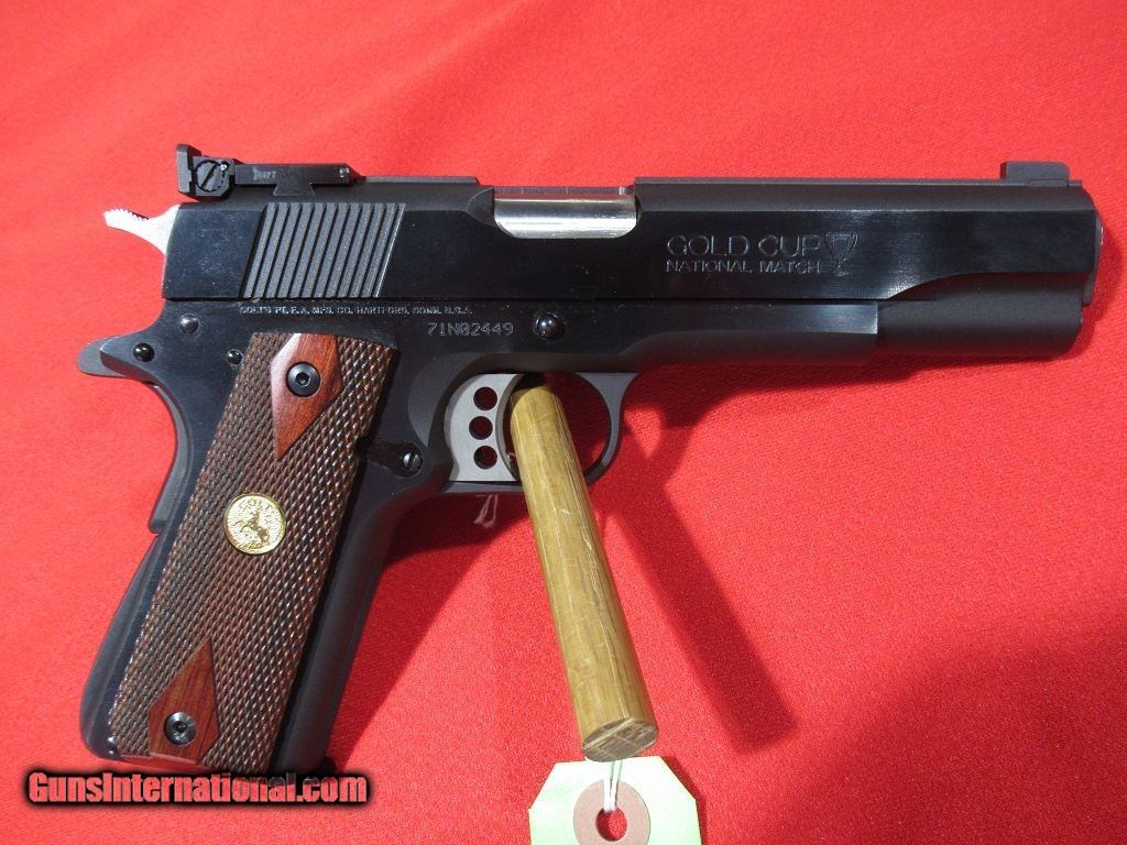 Colt 1911 National Match Gold Cup 45 ACP/5" (USED)