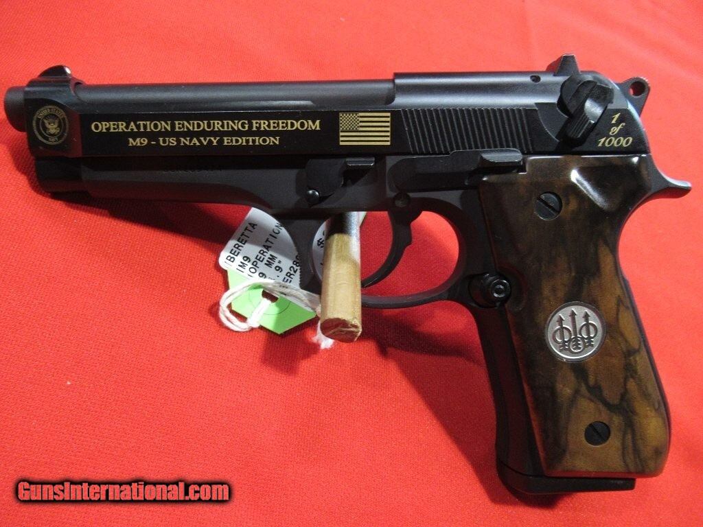 Beretta M9 Operation Enduring Freedom Navy Edition 9mm/4.9" (LNIC)