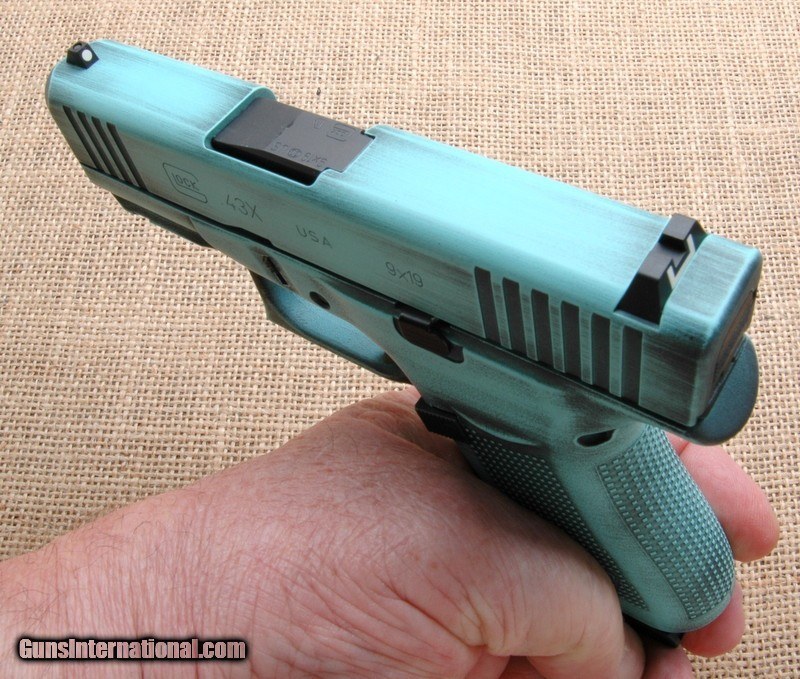 NIB Glock 43x, custom color.