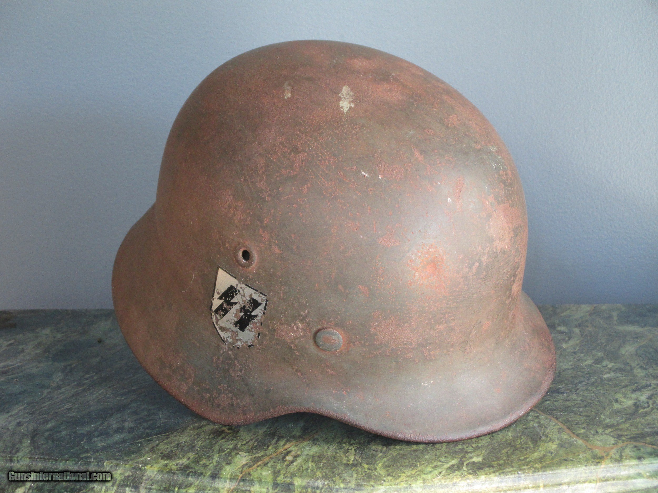 World War 2 German SS helmet model 35/40 size 64