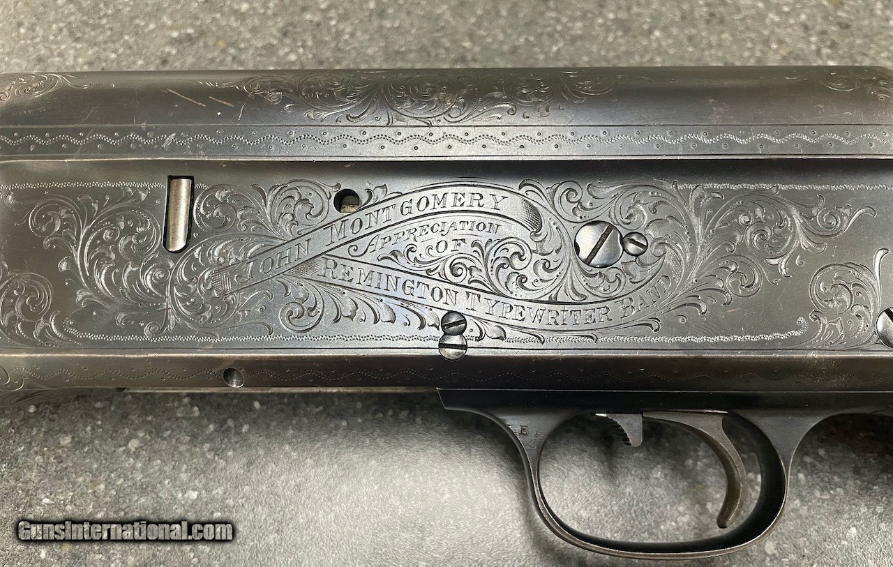Remington Model 11 Presentation Shotgun. Made for Rem Typewriter Co ...