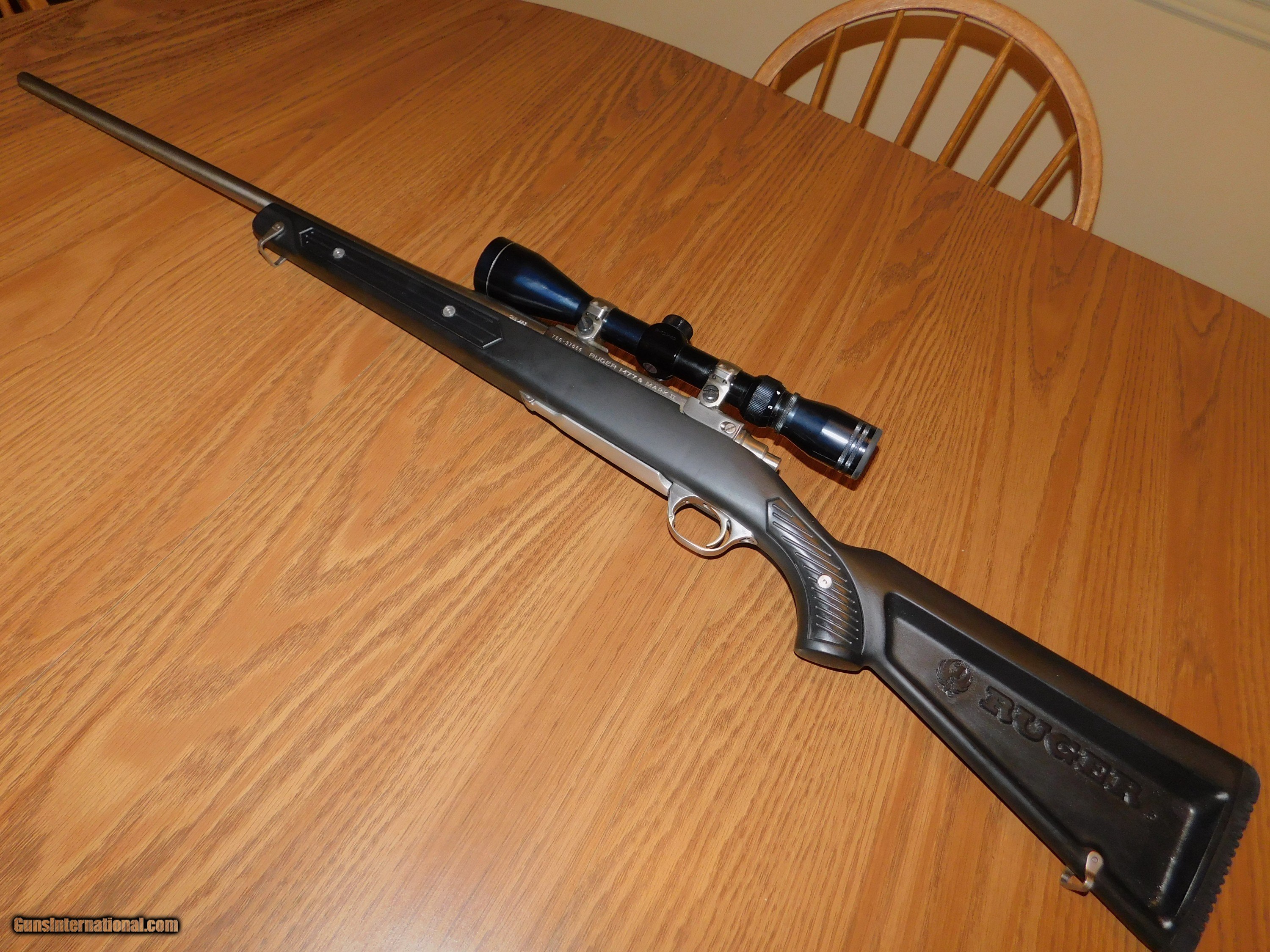 Ruger M77 Mark II Zytel Boat Paddle Skeleton Stock Stainless Rare Cal 223