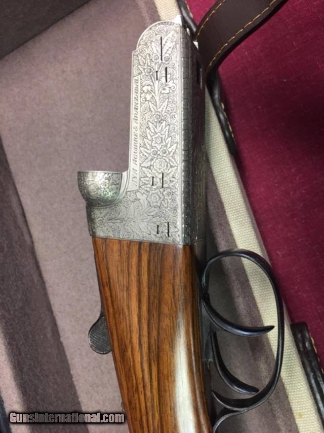 AYA Model 4/53 Deluxe 28 Gauge Boxlock Ejector Shotgun with Case