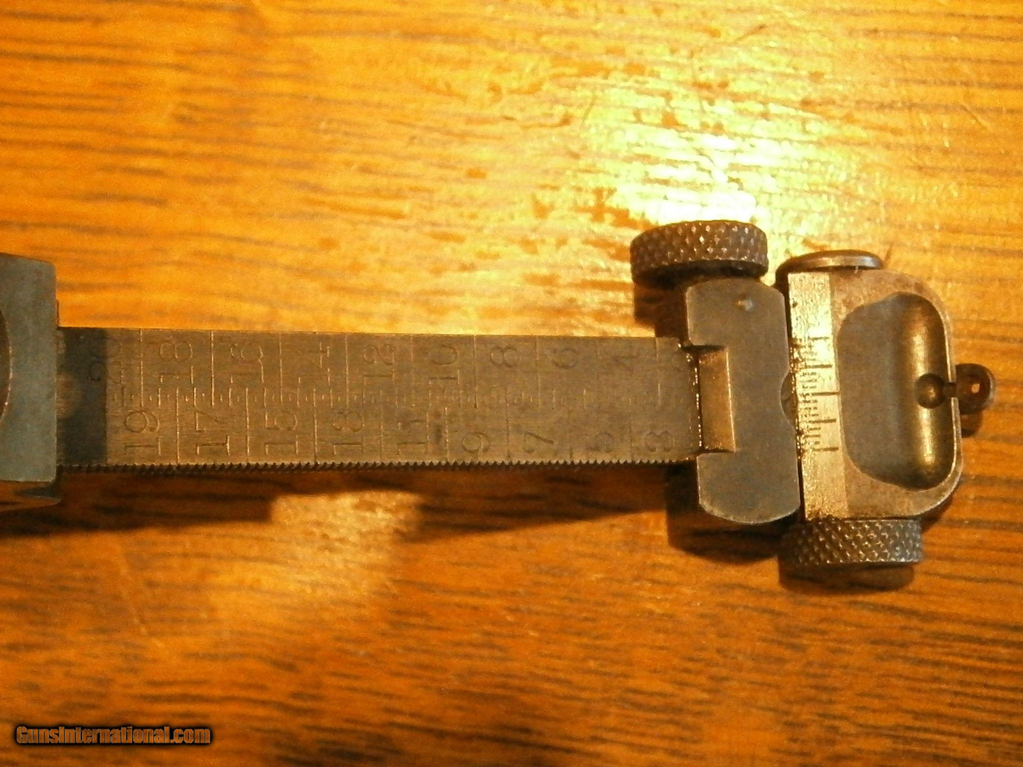 Vintage 1902 US Krag Rear Sight