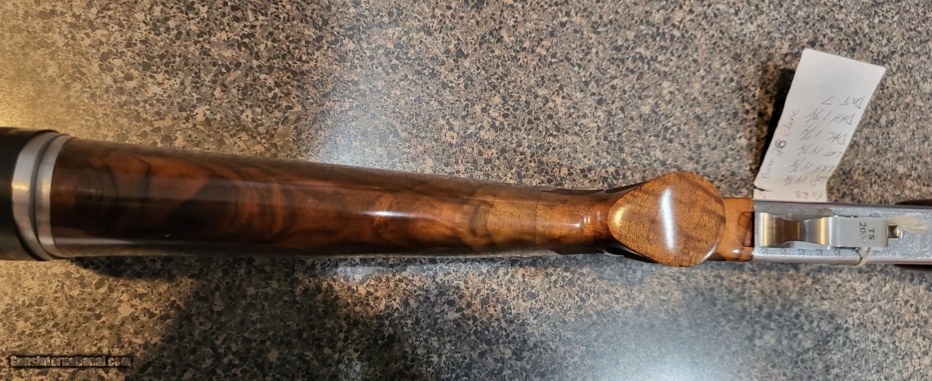 Beautiful engraved desimone ts 2000 trap gun silver sietz bowen type ...