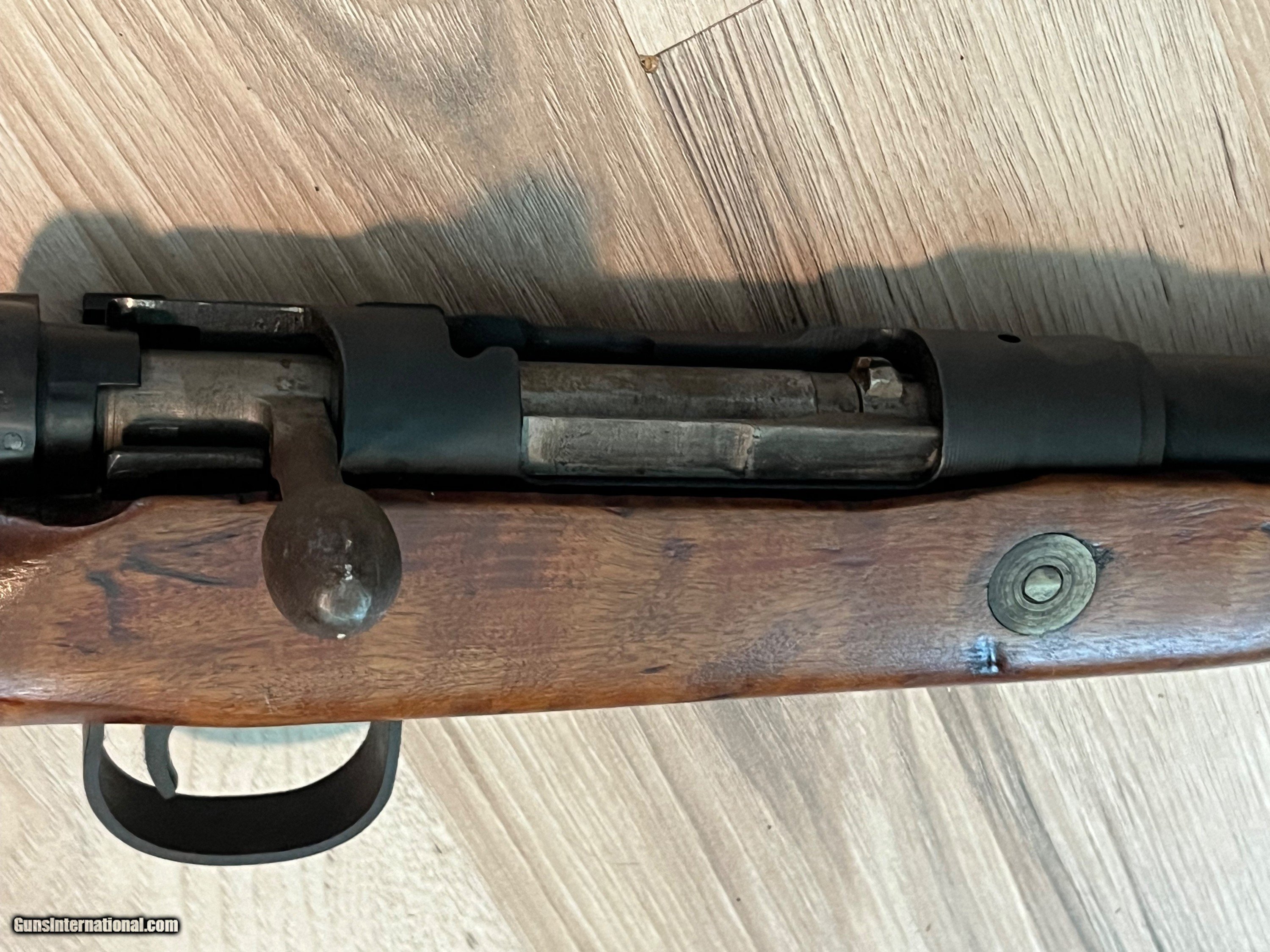 very late war ww2 Japanese Arisaka type 99 rifle 7.7 cal matching ...