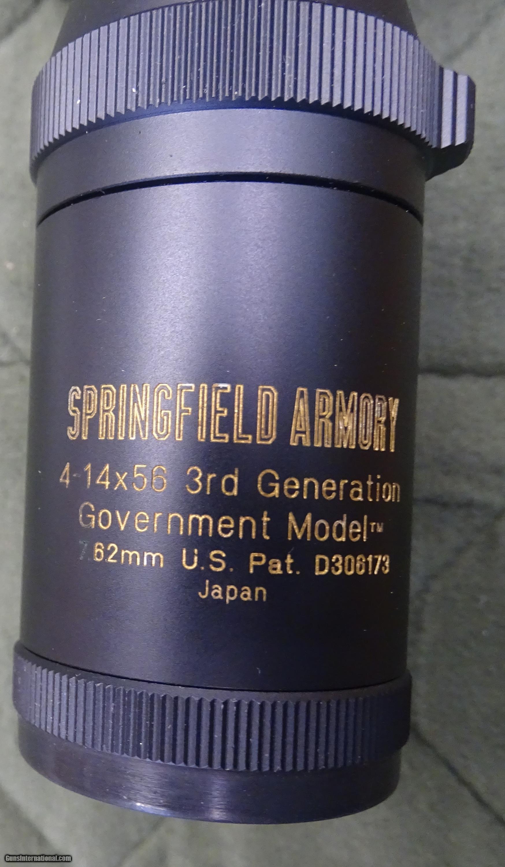 Springfield Armory Government Generation 3 4-14 X 56mm Scope