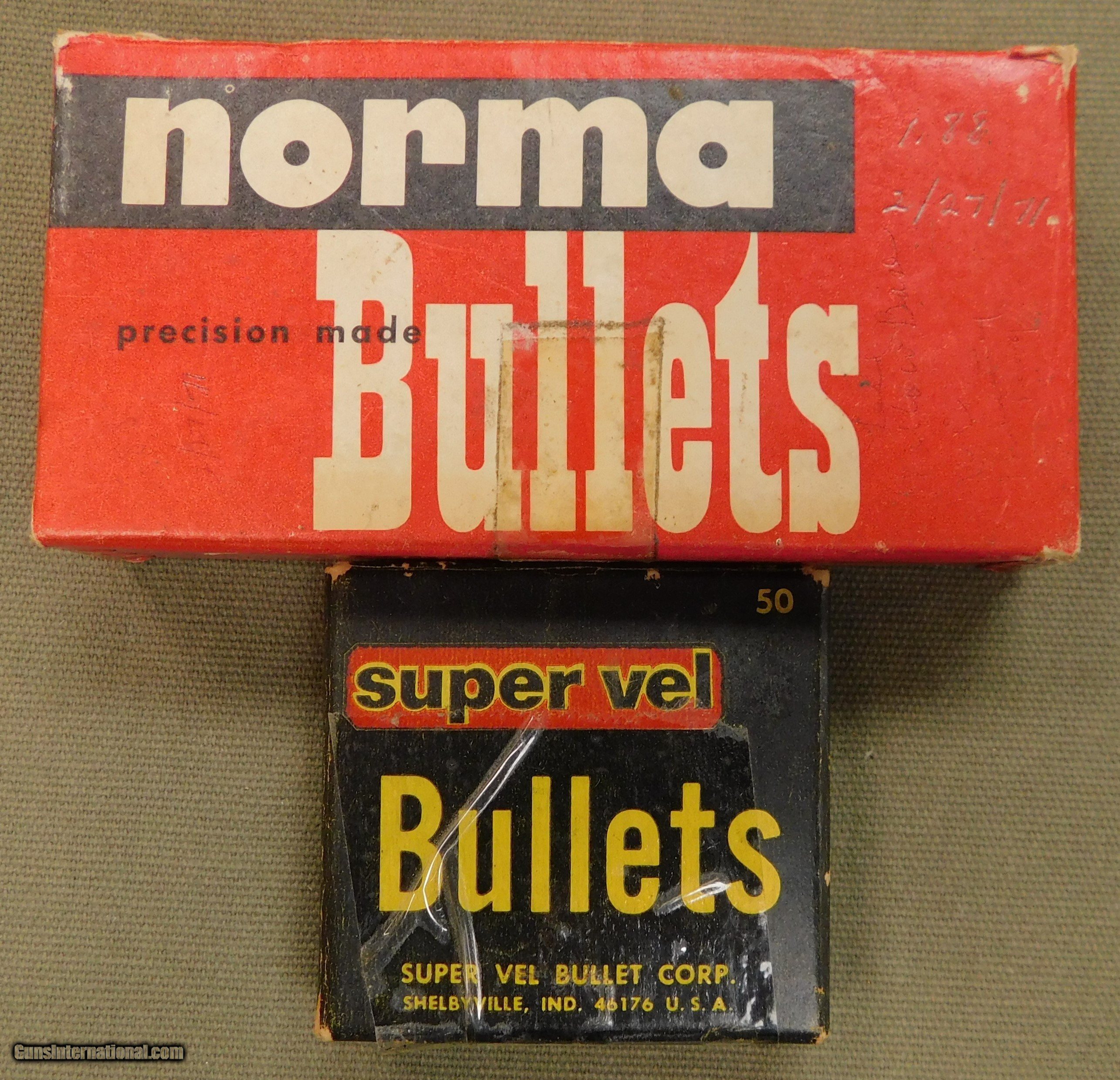 Vintage speer , norma and super vel bullets