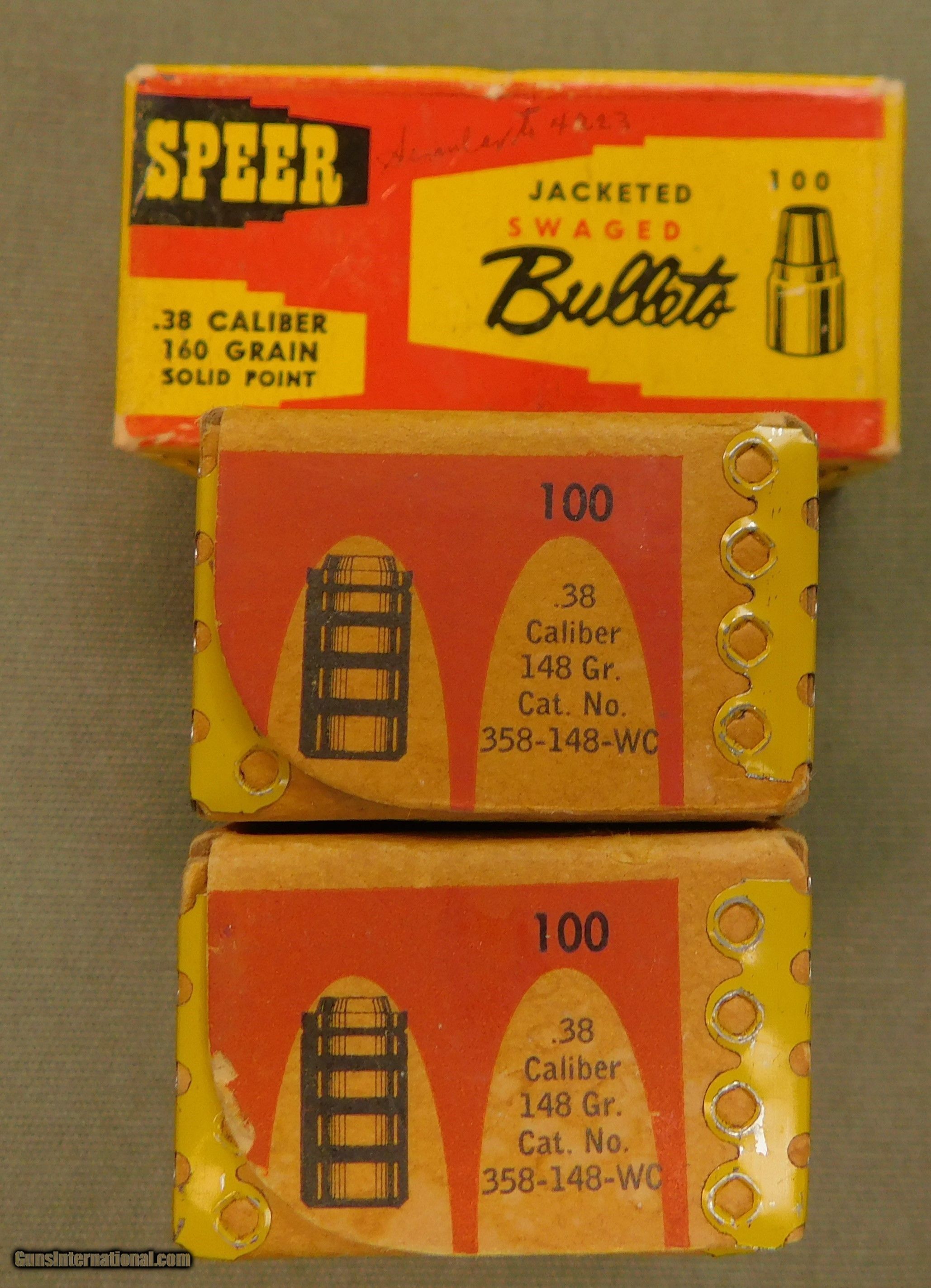 Vintage speer , norma and super vel bullets