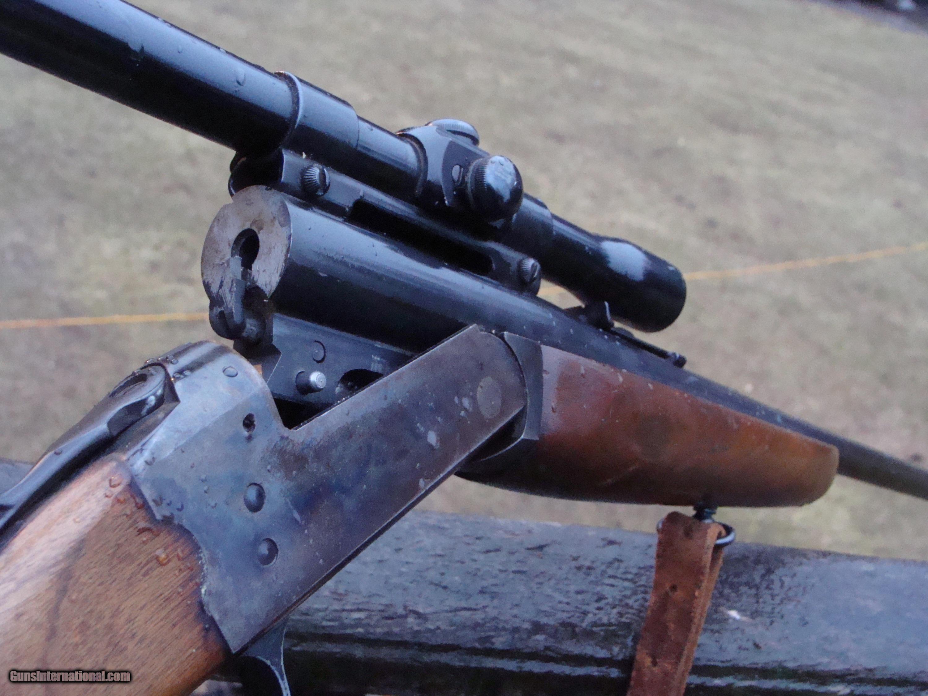 Savage 219 B 22 Hornet Factory Grooved for scope with scope. Neat Gun