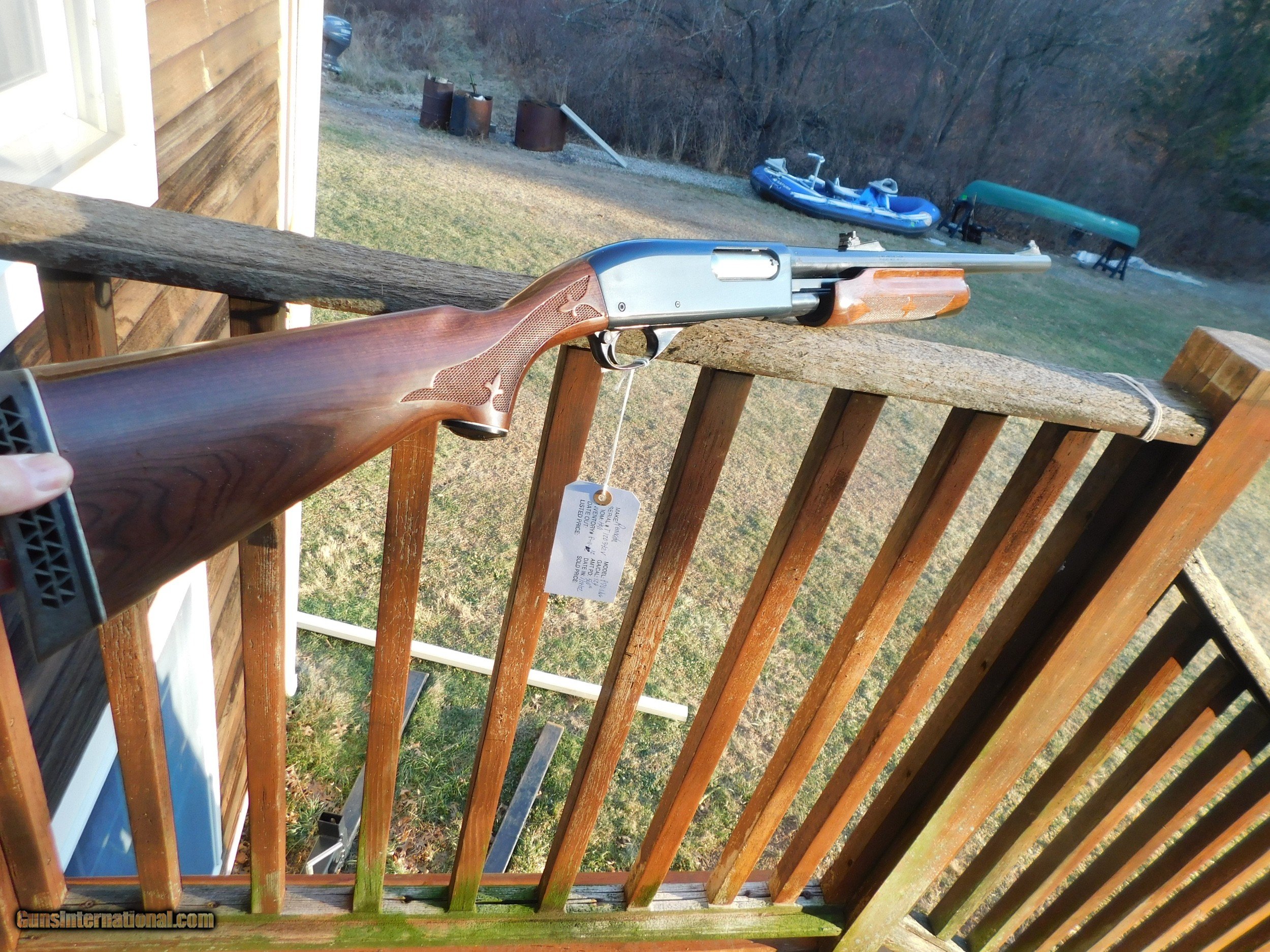 Remington 870 Deluxe Vintage Deer Slug Gun Beauty