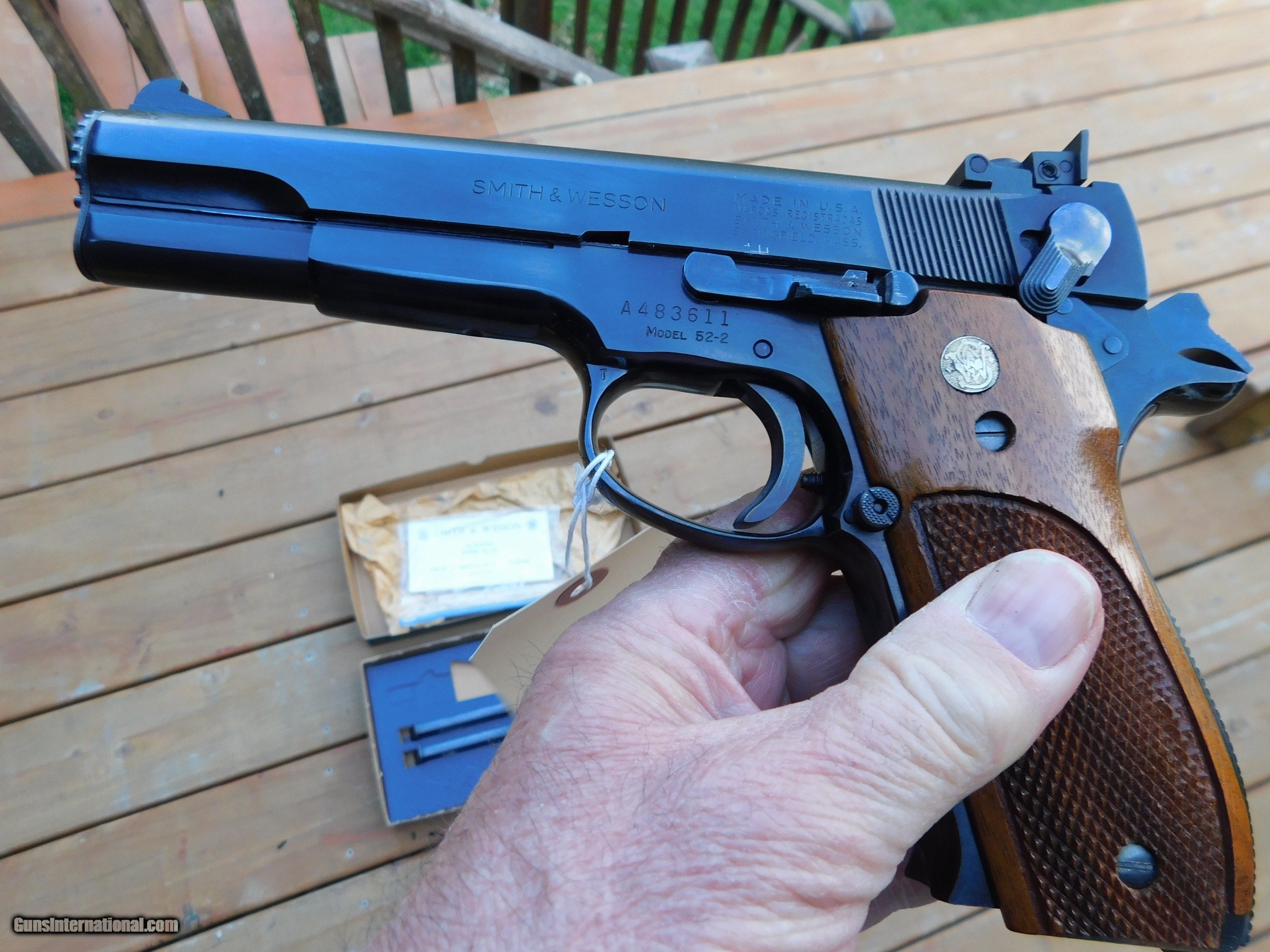 Smith & Wesson Model 52-2 As New In Box Stunning Beauty with correct ...