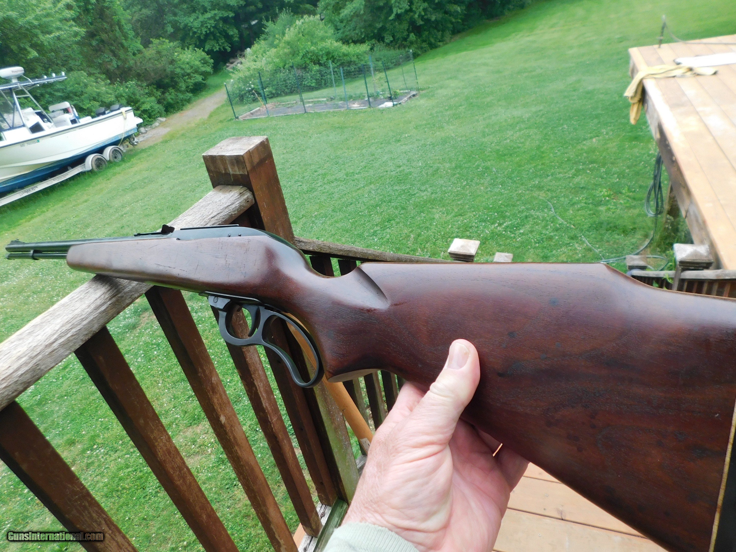Marlin 57 .22 Tube Fed Holds over 22 short and 17 or more long rifle ...