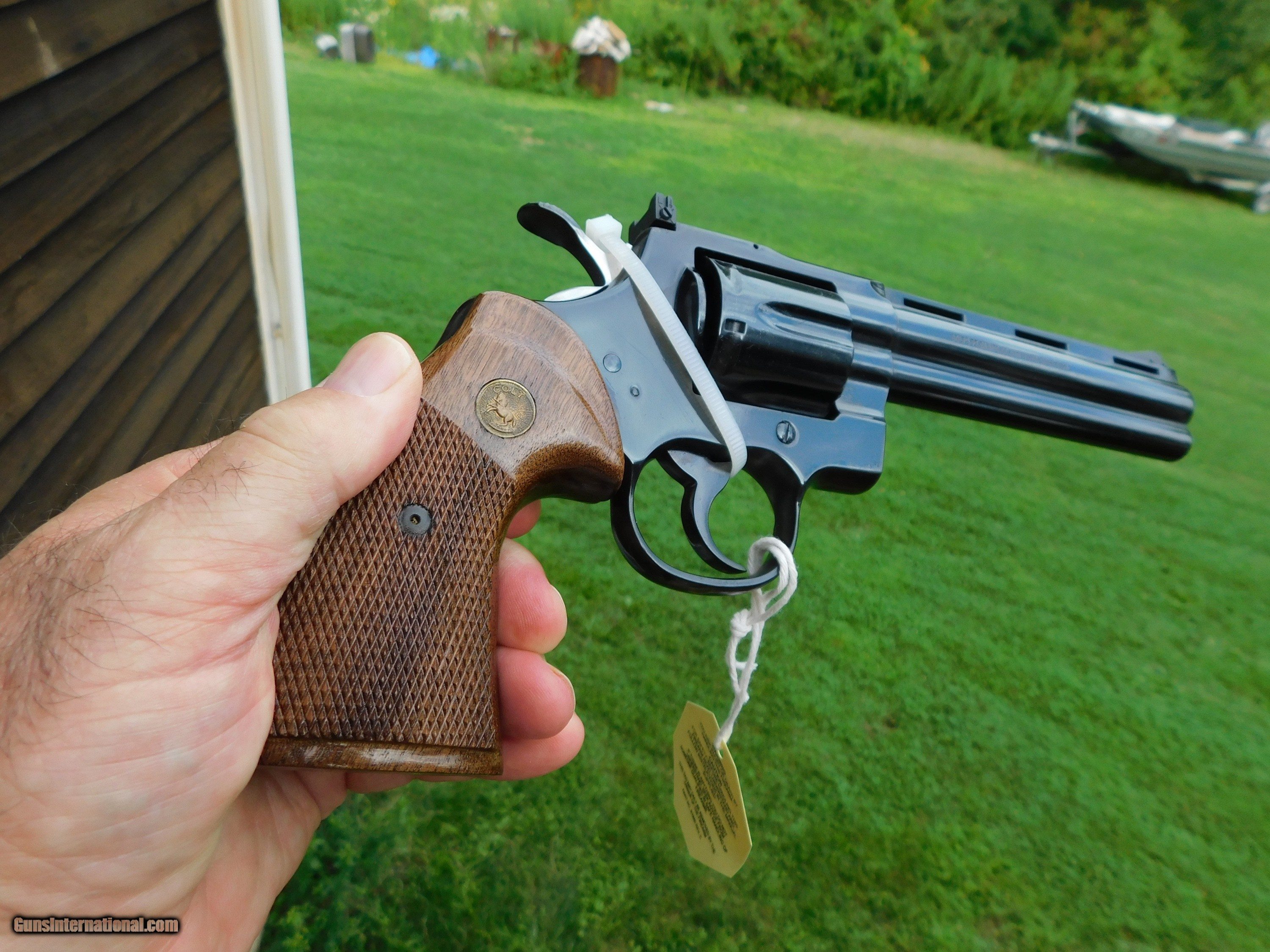 Colt Python 1979 6" As New With Box**. Possibly Test Fired At The ...