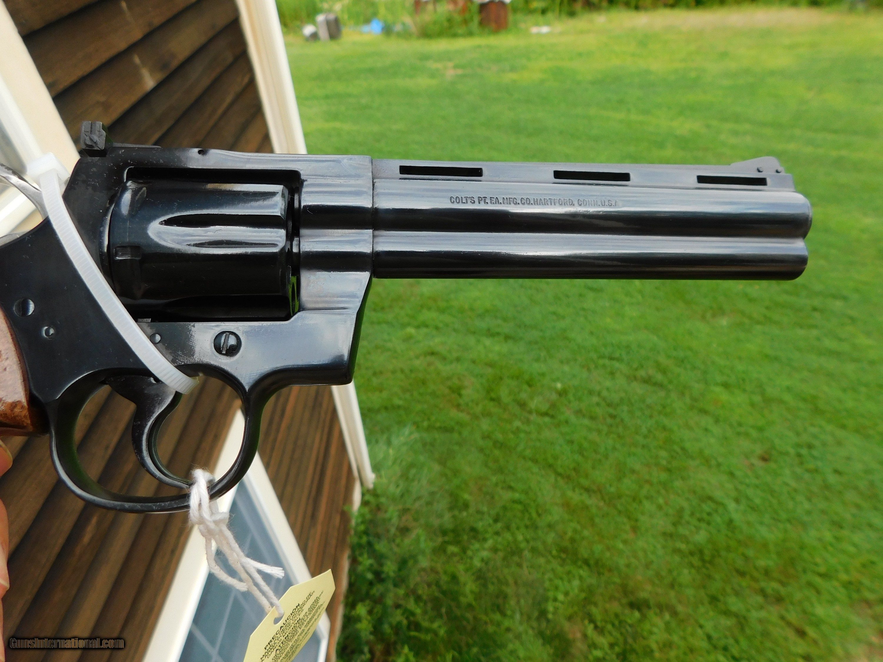 Colt Python 1979 6" As New With Box**. Possibly Test Fired At The ...