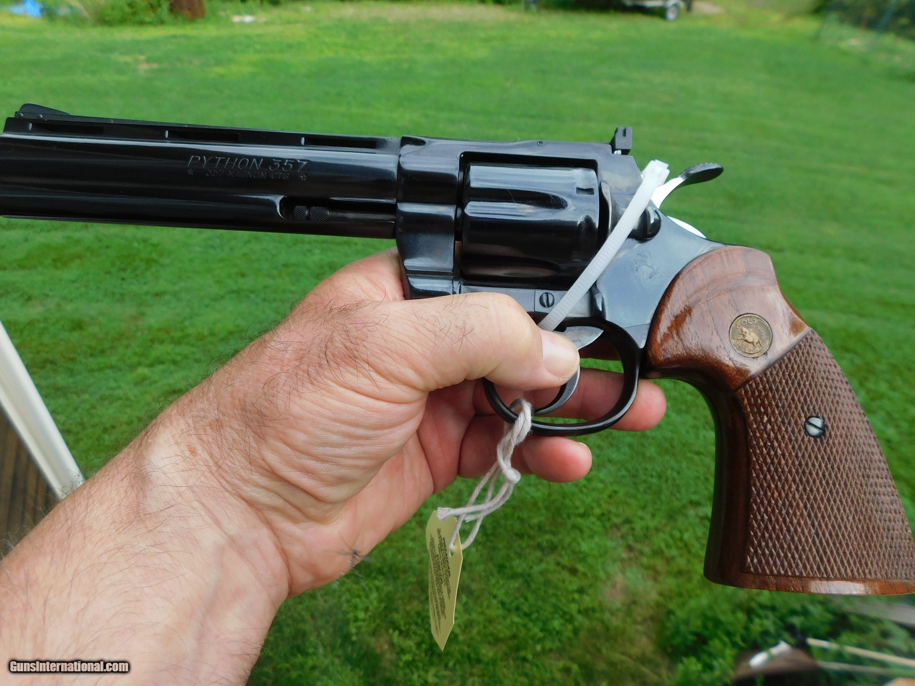 Colt Python 1979 6" As New With Box**. Possibly Test Fired At The ...