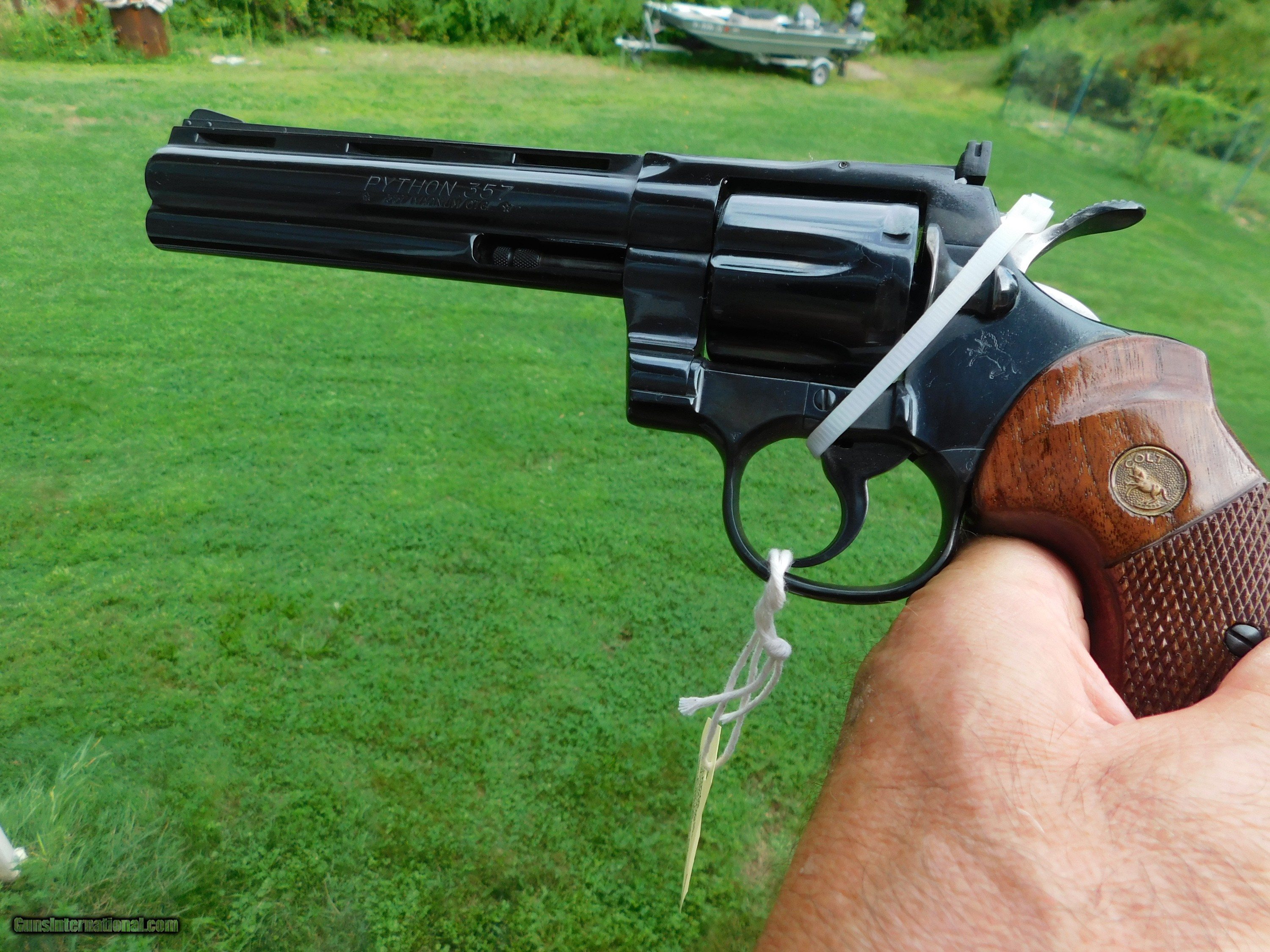 Colt Python 1979 6" As New With Box**. Possibly Test Fired At The ...