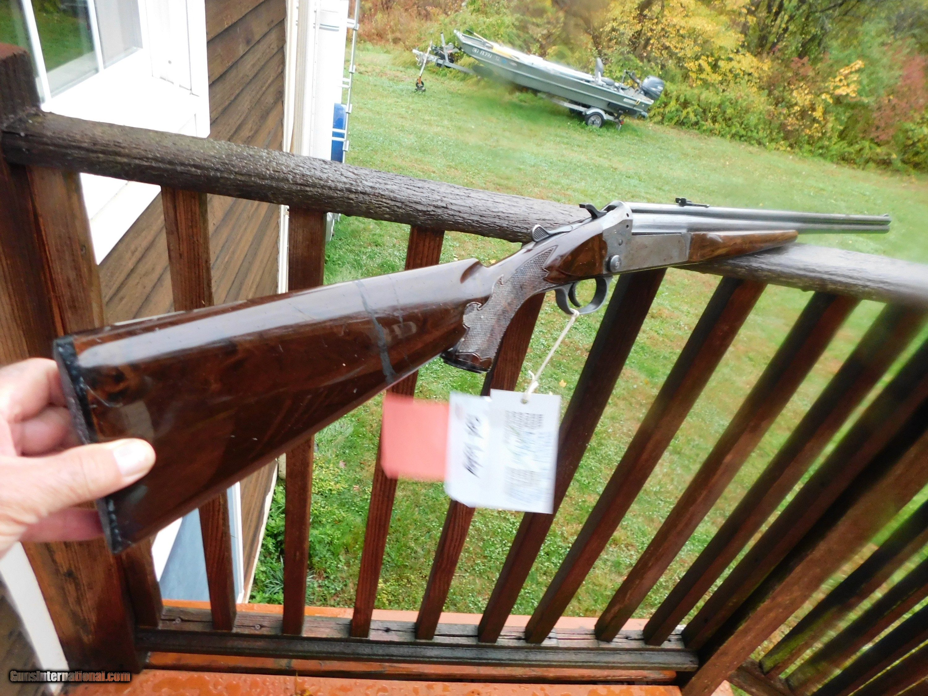 Vintage Savage Stevens Model 24 or pre 24 22 - 410 with Tenite Stocks ...