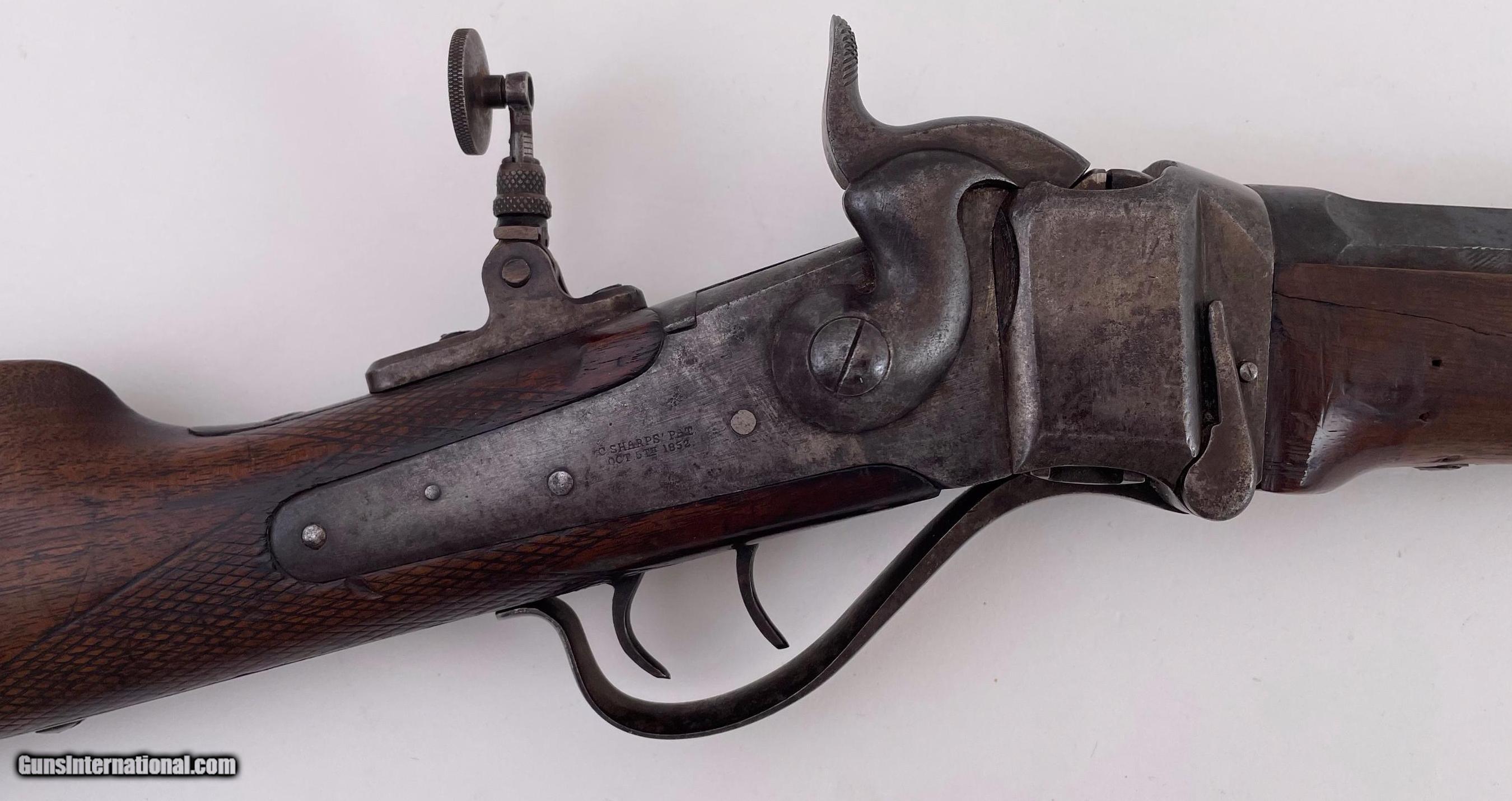Original "Meacham" Sharps Rifle In 40 Caliber With Heavy Octagon Barrel