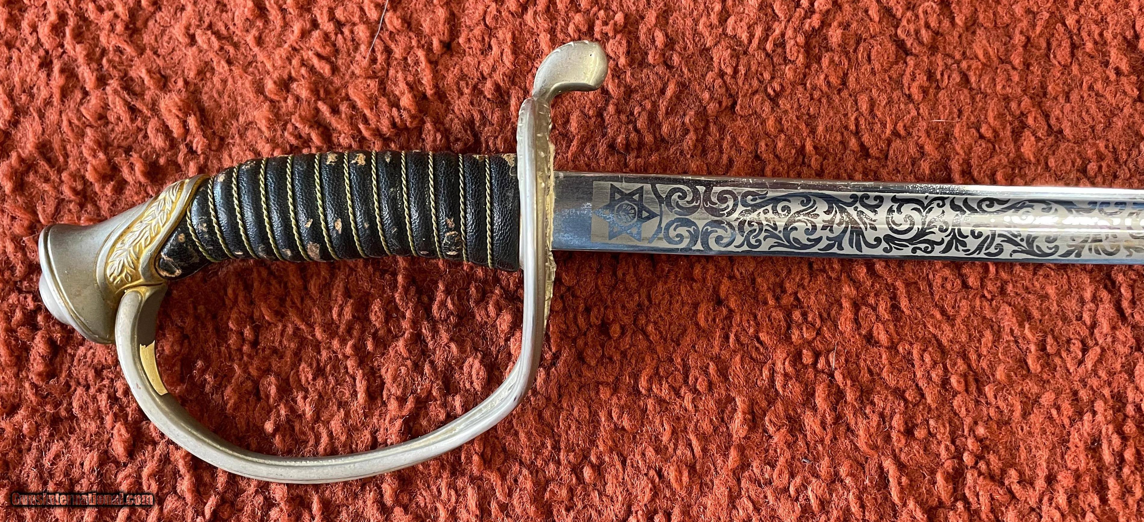 Inscribed U.S. Marine Corp Sword