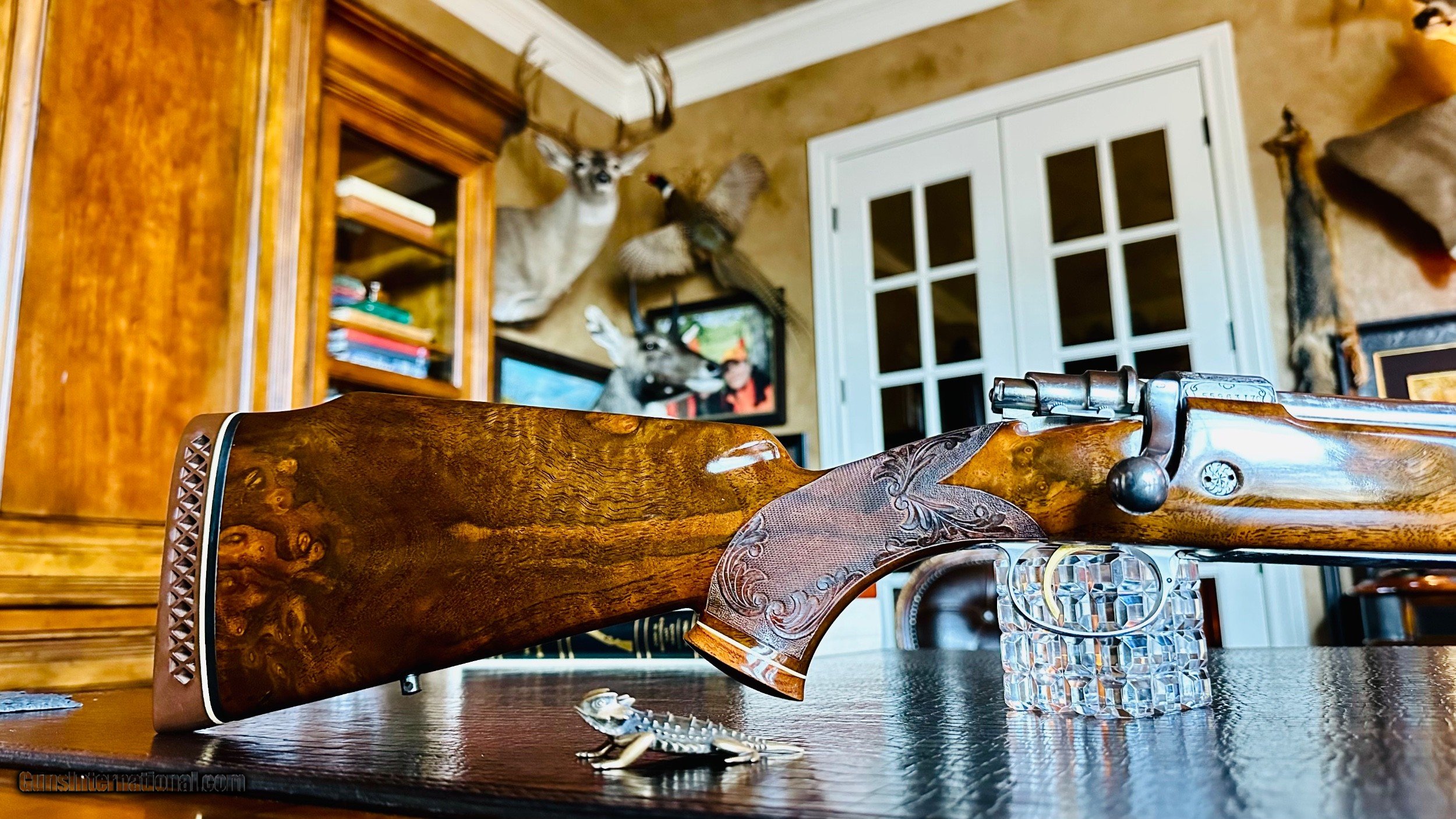 Browning Olympian .458 Win Mag - L. Lambert L. Corth Engraved - Salt ...