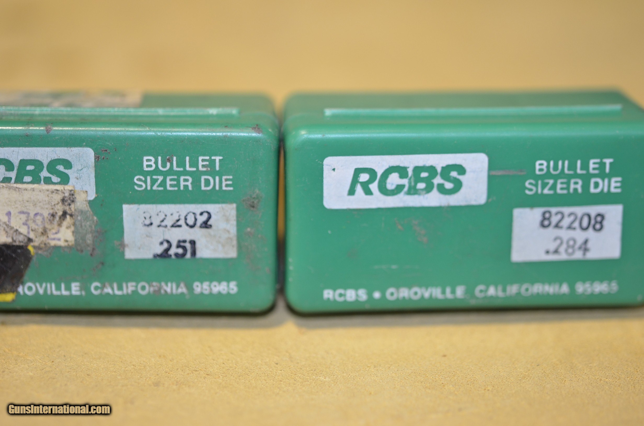 RCBS Bullet Sizer Dies for .251 and .284 Lubricator