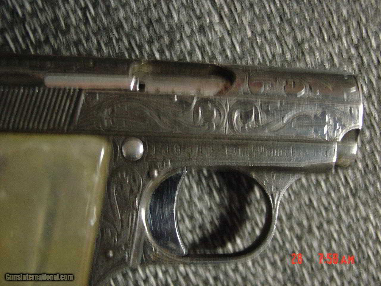 Astra Cub 22 short,factory engraved, older French Gray finish that is ...