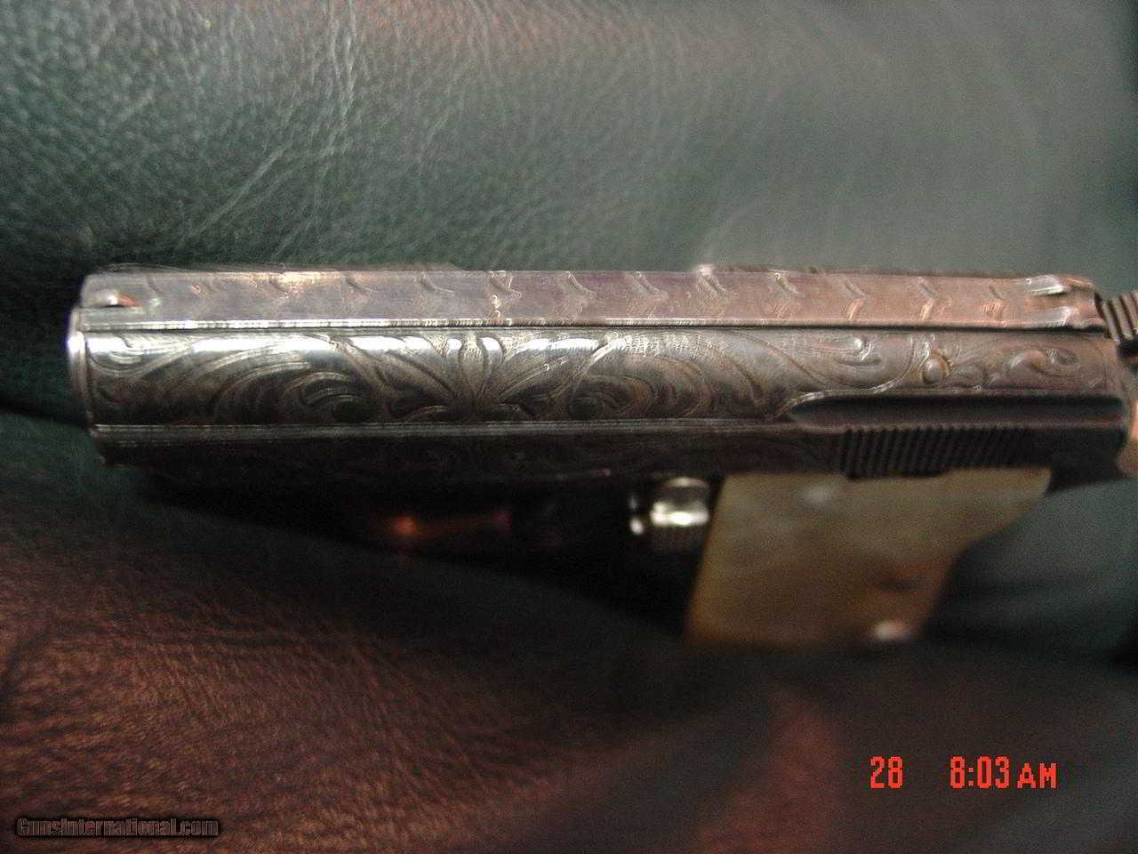 Astra Cub 22 short,factory engraved, older French Gray finish that is ...