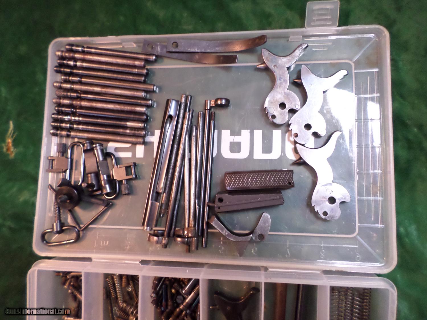 Colt SA revolver assortment of parts and Gunsmith tools