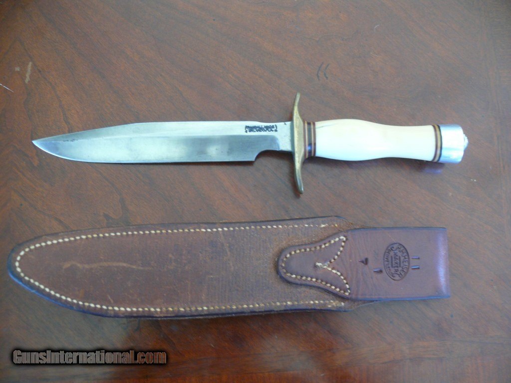 Vintage Randall #1 Fighting knife wirth Ivory handle
