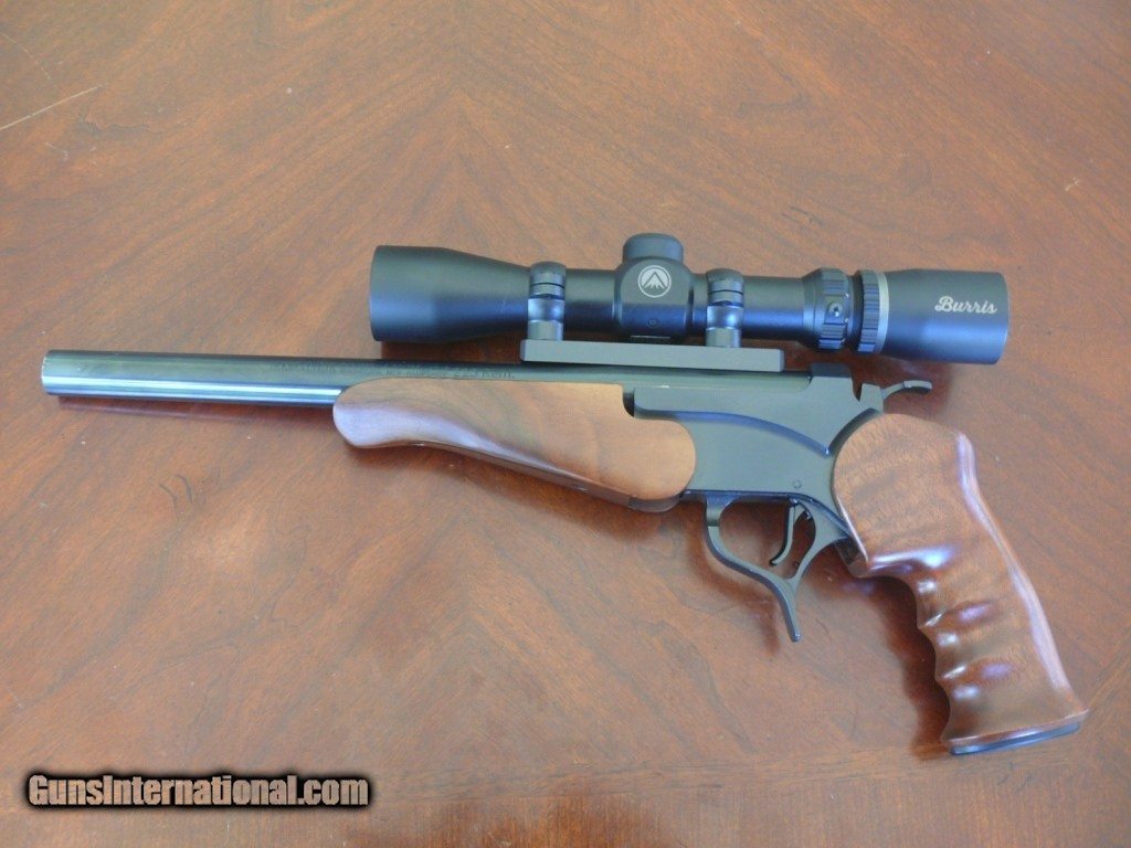 TC Encore in 223 with new Burris 2-7X scope in Leupold mounts