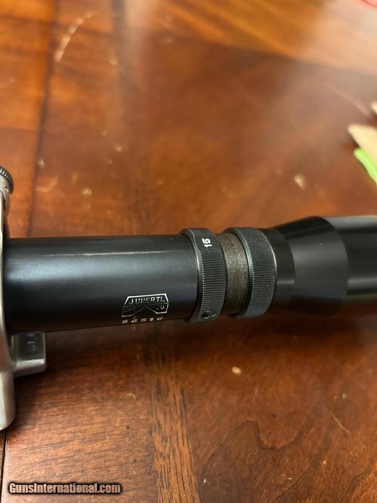 Unertl 15X Benchrest rifle scope.
