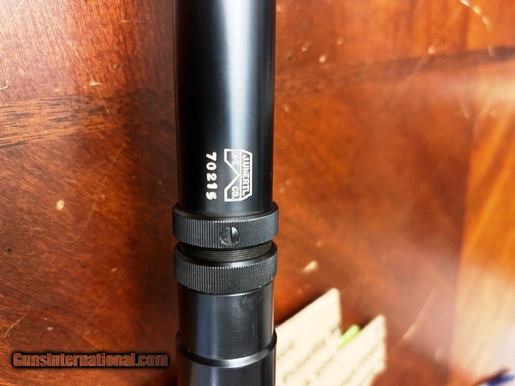 Unertl 15X Benchrest rifle scope.