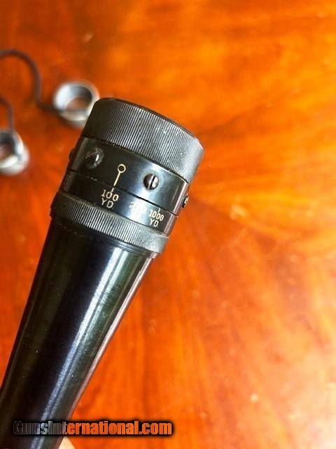 Vintage Weaver K8 with hard to find 1" rings on it for sale