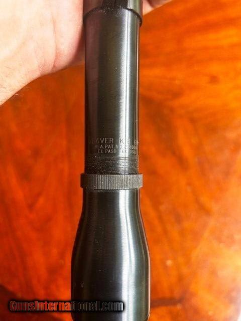 Vintage Weaver K8 with hard to find 1" rings on it for sale